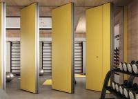 China Top Hanging Folding Wall Partition Panel office Demountable Partition Wall Systems for sale