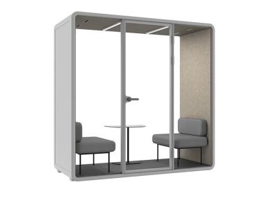 China Private Office Phone Mobile Silent Room SL Size For 2 Person Meeting With Customized Sofa for sale