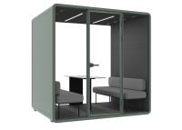 China Soundproof Conference Room Live Broadcast Cabins With Lock Keys For Sales Movable Easy Assemble for sale