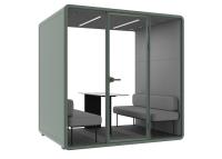 China Soundproof Cabin Small Anchor Rooms Disassemble Available Customized Size Phone Booth for sale