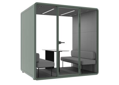 China Soundproof Cabin Small Anchor Rooms Disassemble Available Customized Size Phone Booth for sale