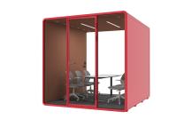 China Soundproof Cabin Small Anchor Rooms Disassemble Available Customized Size Phone Booth for sale