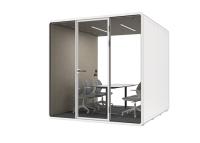 China New design Office Pod 1-6 People Modern Large Phone Booths with Furnitures for sale