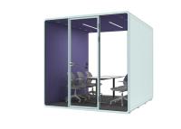 China Acoustic Quiet Soundproof Office Phone Booth Room Indoor Big Size Recording Studio Booth Office Pod Soundproof for Work for sale