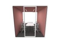 China A modular soundproof office pod with 4-6 person capacity, laminated glass, and high-efficiency sound insulation for a quiet workspace for sale