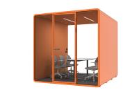 China music acoustic room instrumental noise reduction mute cabin easy install Office pods xL size for 6 person Meeting room for sale