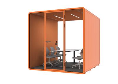 China music acoustic room instrumental noise reduction mute cabin easy install Office pods xL size for 6 person Meeting room for sale