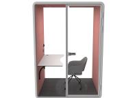 China Demountable Working Cabin Working Booth Pre-assemble In Factory M Size For 1-2 Person Cabin for sale