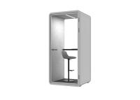 China Acoustic portable pods with wheels Fully Enclosed with door soundproof pods with ventilation system Occupancy light office pods for calling/meeting/lives/learning/rest booth for sale