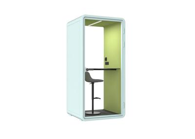 China Isolated Meeting Sound Room Silent Meeting Box Work Pods Acoustic Silent Cabin for 1 People Phone Office Booth for sale
