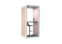 China Prefabricated Office Pod Vocal Booth Soundproof Office Aluminum Modern Small Private Phone Booths for sale
