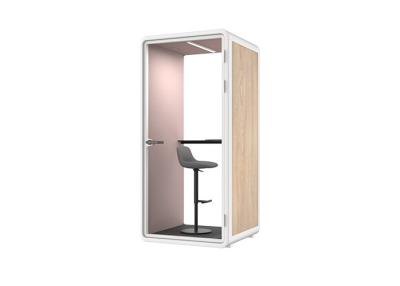 China Small Office Box Phone Booth Portable Hot Sale Phone Box Private Work Space Meeting Sleeping Movable Office Easy to Install for sale
