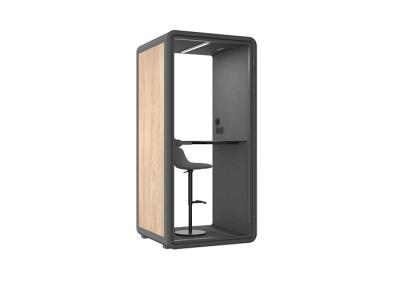China Various sizes of silent box movable acoustic privacy enclosure with compact laminate furniture for sale