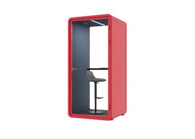 China Disassemble Easy Installation Office Meeting Pods Durable Phone Booth 10mm Thickness Laminated Glass for sale