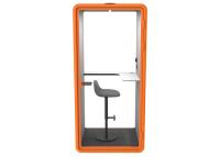 China ZUM Acoustic Phone Booth Fully Assembled Office Pods Manufacturer Customized  Soundproof Movable Office Privacy Work Pod for sale