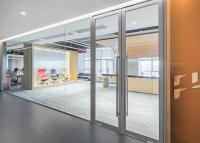China Custom Aluminum Frame Glass Partition Walls for Offices for sale