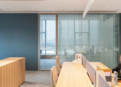 China Sealed Blind Remote Controlled Options Privacy Transparent Glass Partition Wall for sale