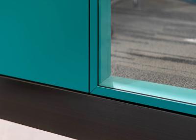 China Solid Partition Wall Glass Wall With Profile Customized High Durability Modern Office Partition Wall for sale