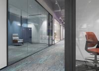 China Office Partition Walls Redefining Workspace Design For Modern 108mm Thickness Frameless Or Framed for sale