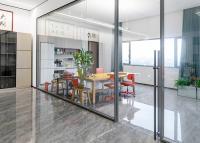 China Sleek And Functional Office Solutions Glass Partition Wall Sliding Door Noise Reduction Space Efficiency for sale