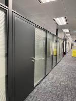China Non Connect To Ceiling Partition Wall  For Too Height Space Half Height Partition Wall Without Fulse Ceiling for sale