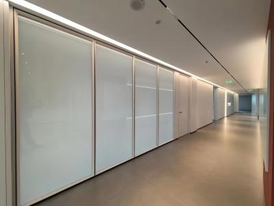 China Smart Dimming Glass Partition Wall Aluminum Frame for sale