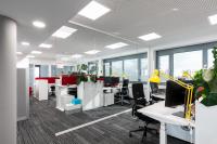 China 12mm Single Glass Partition Wall 25mm Thin Aluminum Frame Style for sale