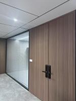 China Custom Aluminum Frame Glass Doors 5-12mm Clear Tempered for sale