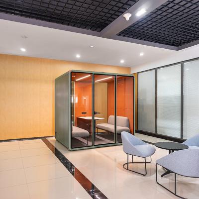 China Soundproof Private Meeting Pods with STC30dB Acoustic Rating and 100-240V Power Supply for sale