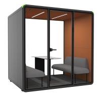 China Soundproof Private Meeting Pods with STC30dB Acoustic Rating and 100-240V Power Supply for sale