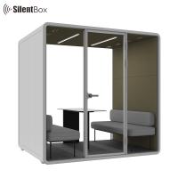 China Soundproof Private Meeting Pods with STC30dB Acoustic Rating and 100-240V Power Supply for sale
