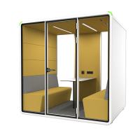 China Acoustic Soundproof Room Telephone Commercial Meeting Office Silent Booth for sale