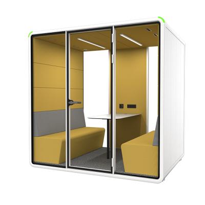 China Acoustic Soundproof Room Telephone Commercial Meeting Office Silent Booth for sale