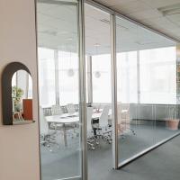China Durable Frameless Glass Partition System Featuring Easy Installation Suitable for Commercial and Residential Projects for sale