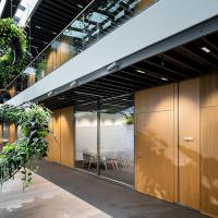 China Fast Installing Solid Wall Partition Relocatable Modular Aluminum Partition Wall for Office Building for sale