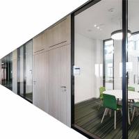 China Aluminum Glass Partition Wall Solid Wall Partition for Office Building for sale