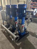 China Frequency booster water pump Water Supply  equipment 1standby 1start .SS304 material pump with piplien and pressure tank for sale