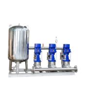China Frequency booster water pump Water Supply  equipment .SS304 material pump with piplien and pressure tank for sale