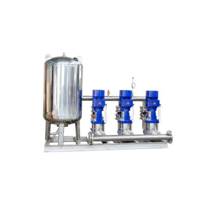 China light vertical multistage centrifugal constant pressure transfer lift water booster pump set for sale