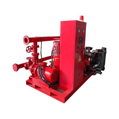 China Large Capacity Emergency Fire Water Pump System Standard Inlet / Outlet Diameter for sale