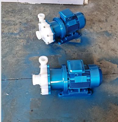 China Iron Casing Megnetic Driven Centrifugal Pump With Fluorine Plastic Flow Through Components for sale