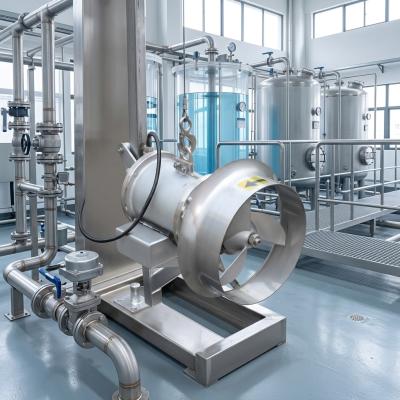China Insulation Class F submersible mixer pump cast iron body designed for sludge treatment plants offering robust and mixing capabilities for sale