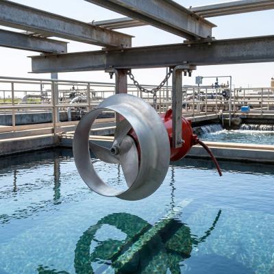 China Industrial cast iron submersible mixer engineered for continuous operation in harsh environments and effective sludge mixing processes for sale