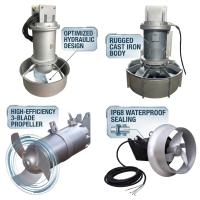 China Industrial Submersible Mixer Pump Electric Power Source 10m Cable Length Engineered for Mixing in Water Treatment and Sludge Handling for sale