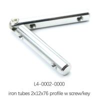 China High Strength Iron Tube Profile 2x12x76 Zinc Plated for Lighting Fixtures for sale