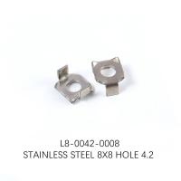 China 304 Stainless Steel Lighting Stamping Part 8x8 Hole Grid 4.2mm Diameter for sale