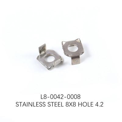 China 304 Stainless Steel Lighting Stamping Part 8x8 Hole Grid 4.2mm Diameter for sale