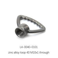 China Zinc Alloy Loop 40mm M10x1 Thread Lighting Fixture Parts for Pendant Suspension for sale