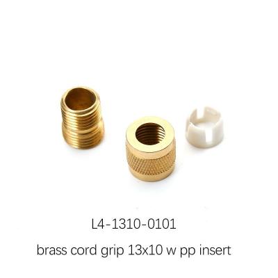 China IP54 Brass Cord Grip 13x10 With PP Insert For Secure Cable Strain Relief for sale