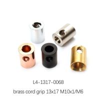 China IP68 Brass Cord Grip M10x1 M6 Dual Thread Cable Gland for Lighting 13mm for sale